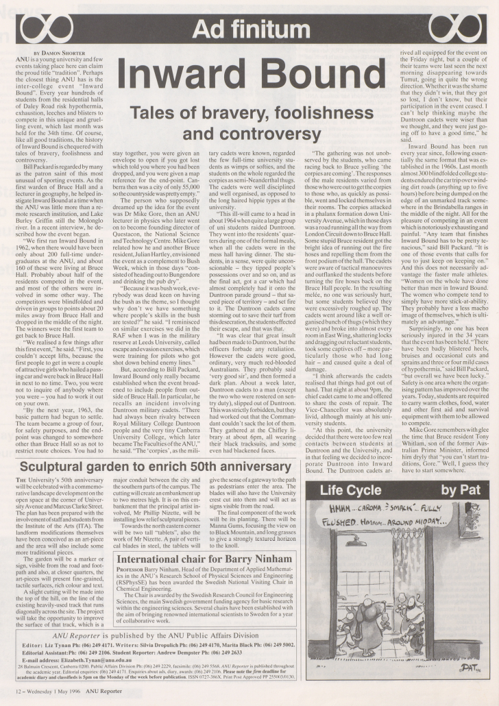 History - Inward Bound 2022